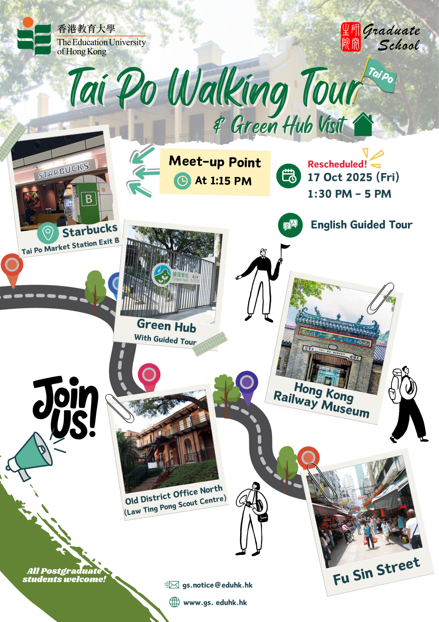 [Reschedule] Tai Po Walking Tour & Green Hub Visit (17 October 2025 ...